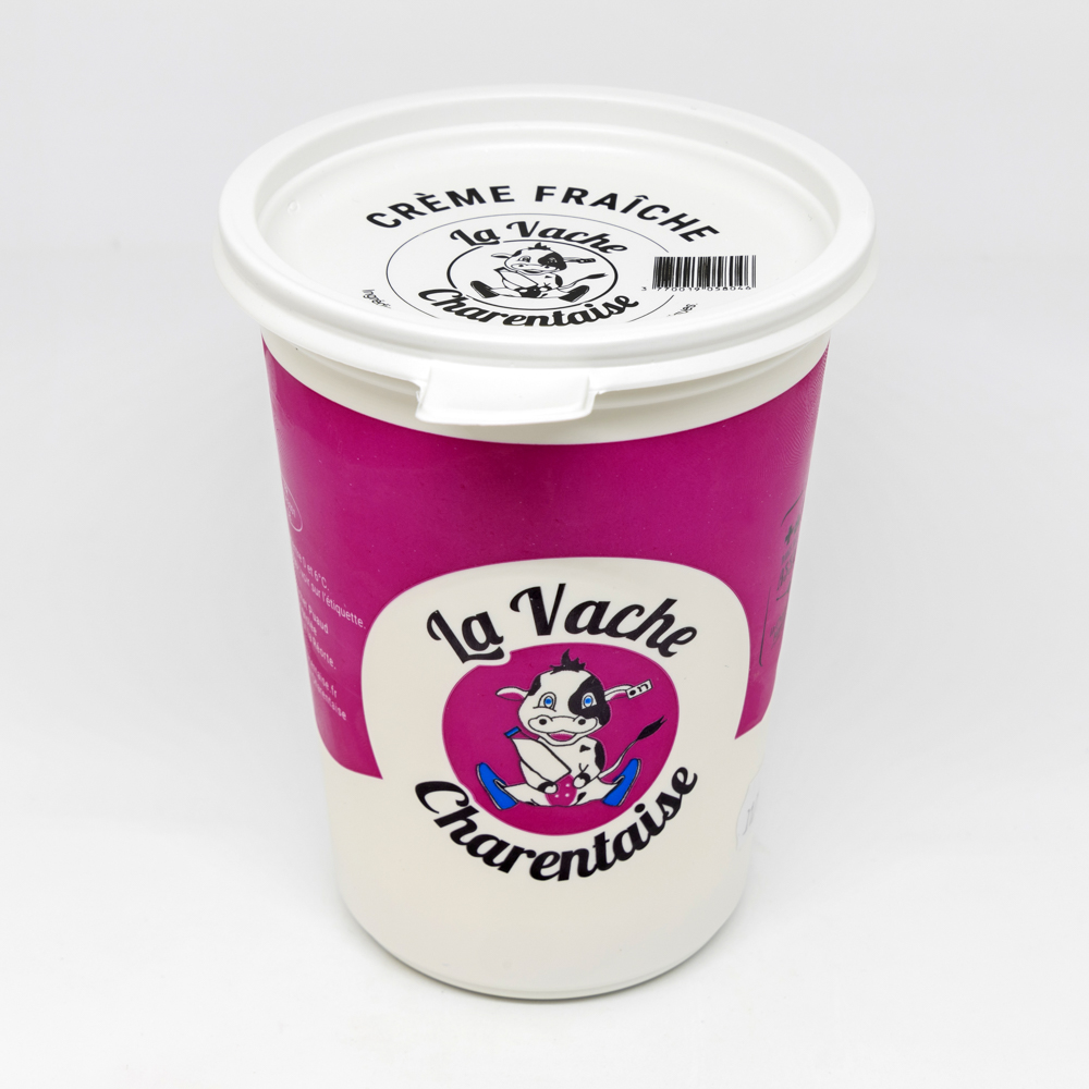 Crème fraîche entière 450g - La Vache Charentaise