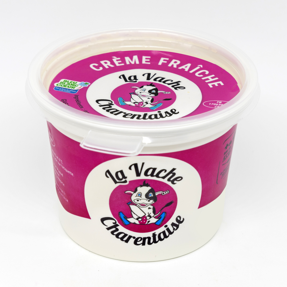 Crème fraîche entière 250g - La Vache Charentaise
