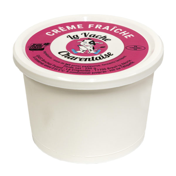 Crème fraîche entière 250g - La Vache Charentaise