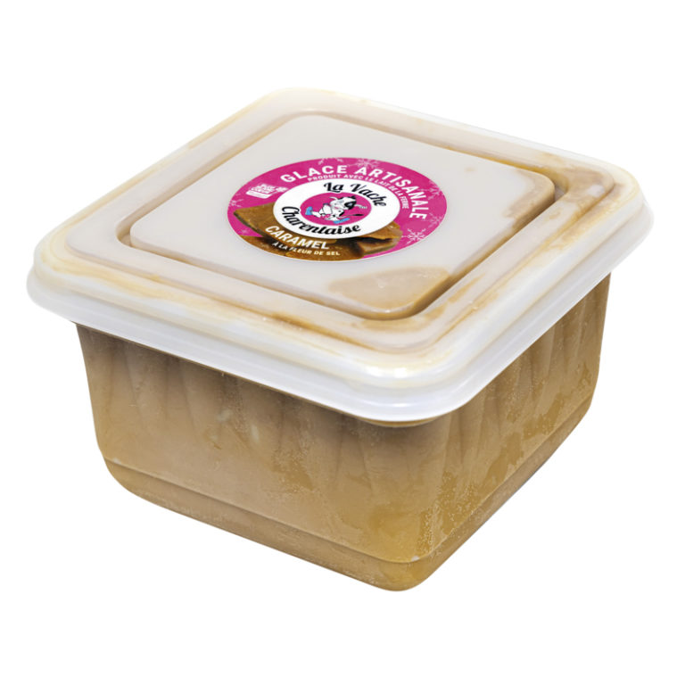 Glace caramel fleur de sel - La Vache Charentaise