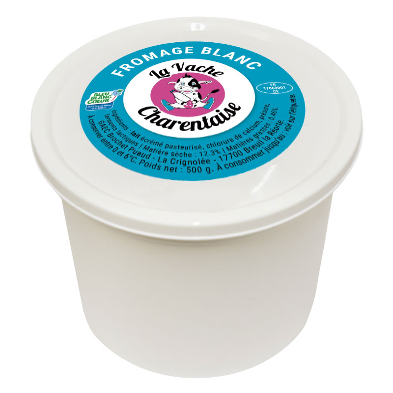 Fromage blanc fermier - La Vache Charentaise